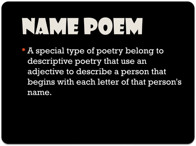 Grade 7 poetry powerpoint presentationnn | PPTX