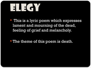 Grade 7 poetry powerpoint presentationnn | PPTX