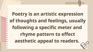 Grade 7 Quarter 1 Poetry Rhyme and Rhyme Scheme .pptx