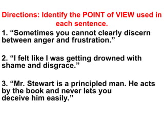 GRADE 7_point-of-view POWERPOINT PRESENTATION | PPT