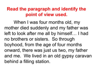 GRADE 7_point-of-view POWERPOINT PRESENTATION | PPT