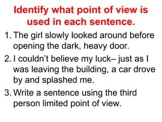 GRADE 7_point-of-view POWERPOINT PRESENTATION | PPT