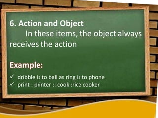 grade 7 quarter 1 analogies POWERPOINT PRESENTATIONS | PPTX | Home ...