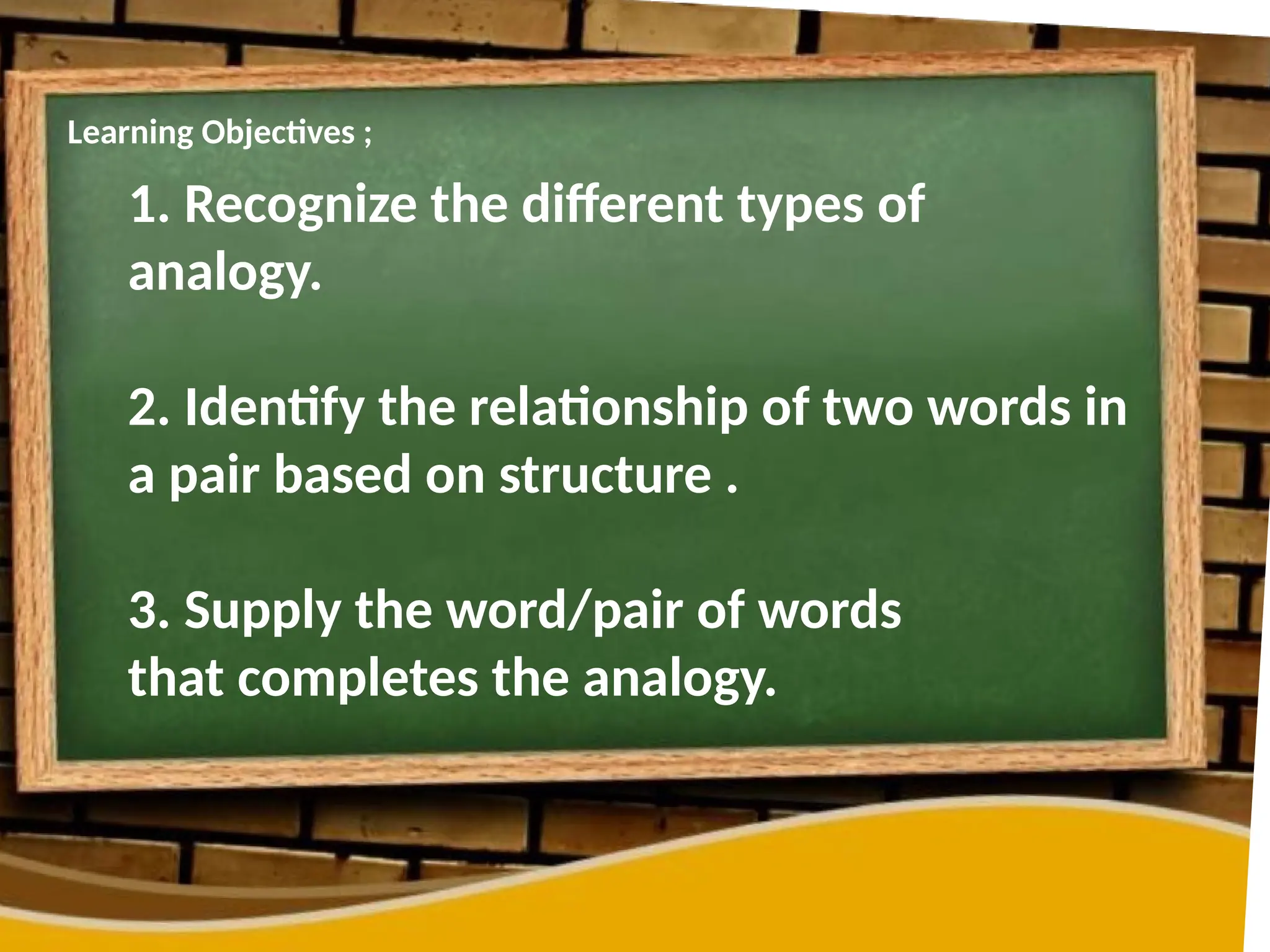 grade 7 quarter 1 analogies.powerpointpptx | PPT