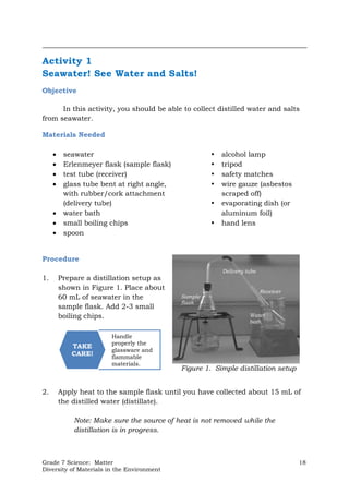 Grade7 Science Learner's Material Quarters1-2 | PDF