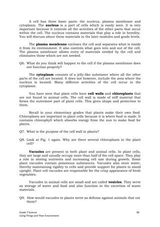 Grade7 Science Learner's Material Quarters1-2 | PDF