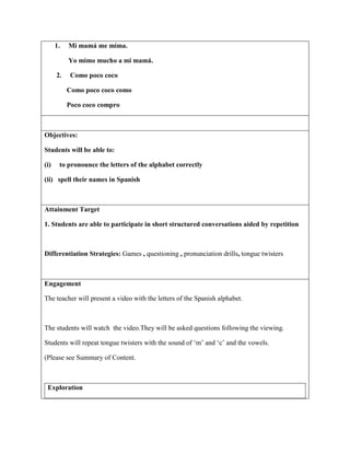 Grade 7 Spanish Lesson Plan Unit 1 Lessons 1&2 September 13-24 ,2021.docx