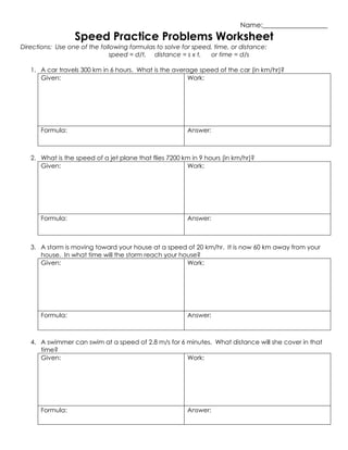 Grade 7 (speed, distance and time) sir pascual | PDF
