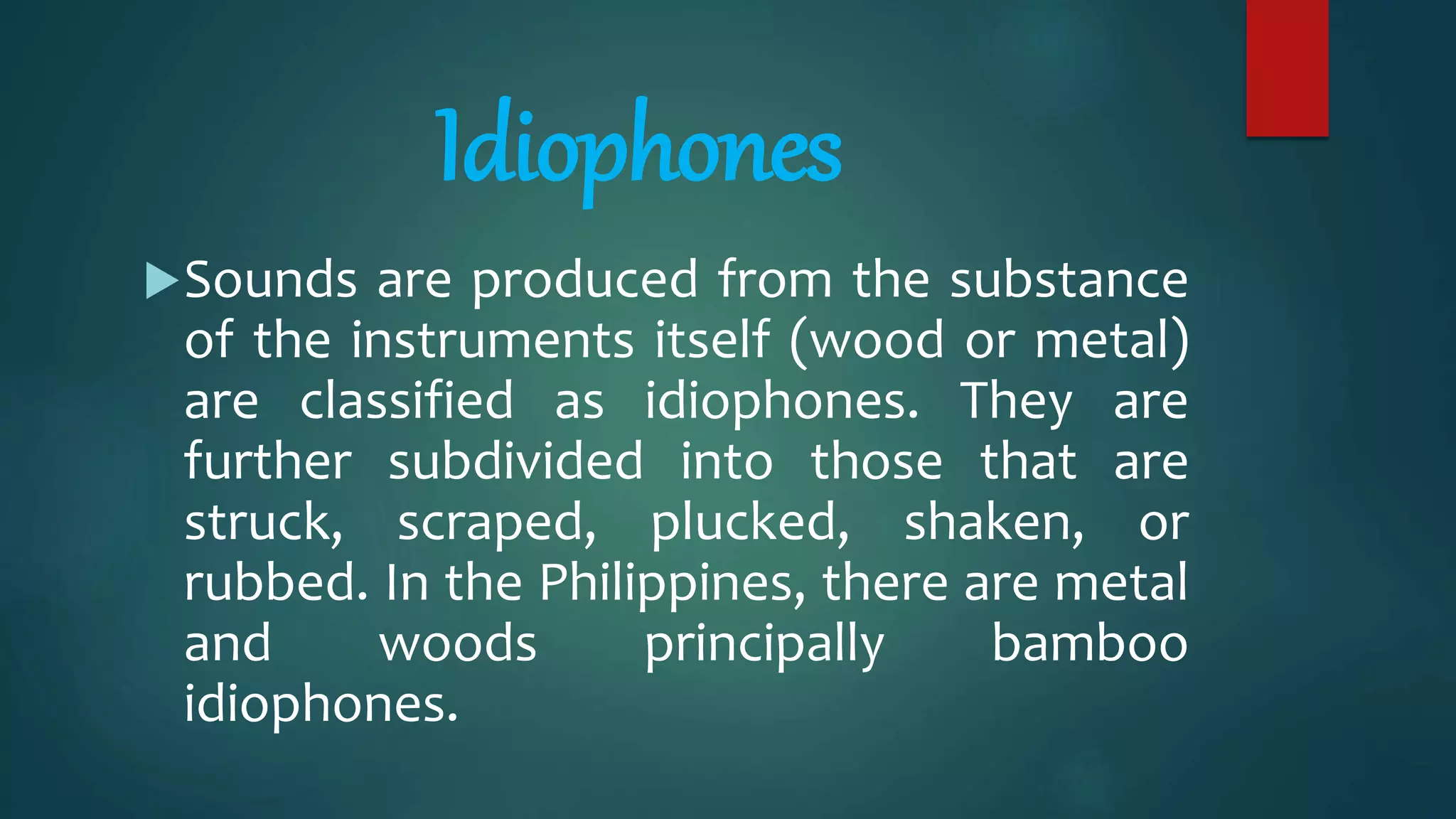 Grade 7 Traditional instruments of Luzon | PPTX