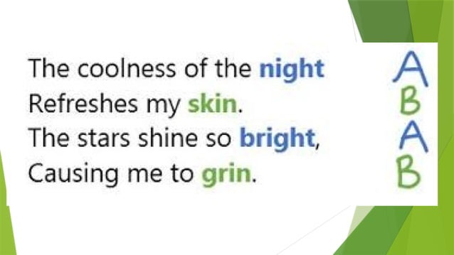 Grade 7 Types of Poetry, ELements of Poetry and Purpose of the Author ...