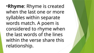 Grade 7 Types of Poetry, ELements of Poetry and Purpose of the Author.pptx