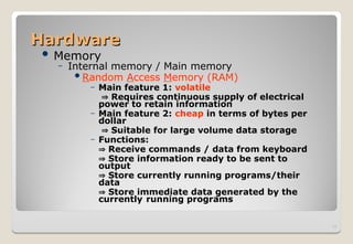 GRADE 8 - COMPONENTS OF PC COMPONENTS OF PC | PPT