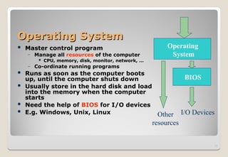 GRADE 8 - COMPONENTS OF PC COMPONENTS OF PC | PPT