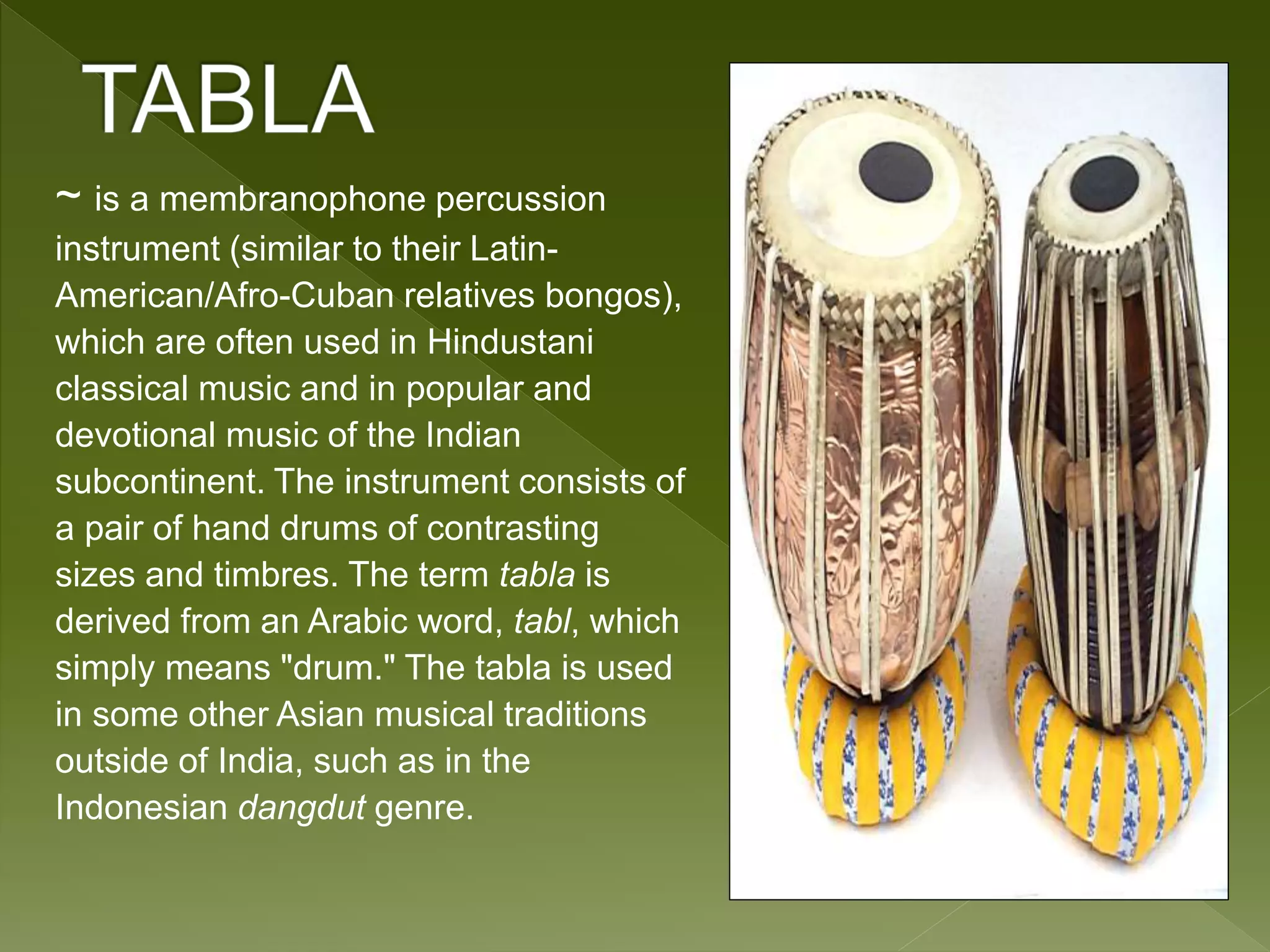 Indian Musical Instruments | PPTX