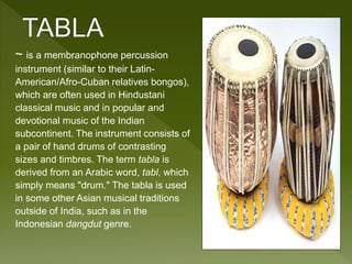 Indian Musical Instruments | PPTX