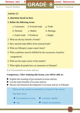 grade 8-social studies.pdf for horizon p | PDF