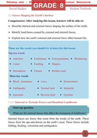 grade 8-social studies.pdf for horizon p | PDF