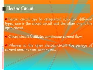 Electrical Circuits | PPTX