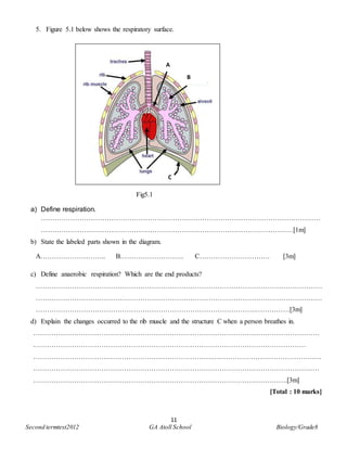Grade 8 biology term2 2012 copy | DOCX