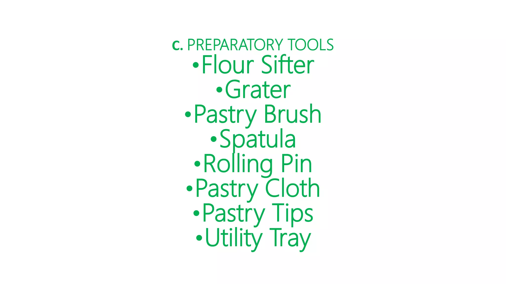 Baking tools and Equipment | PPTX