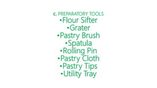 Baking tools and Equipment | PPTX