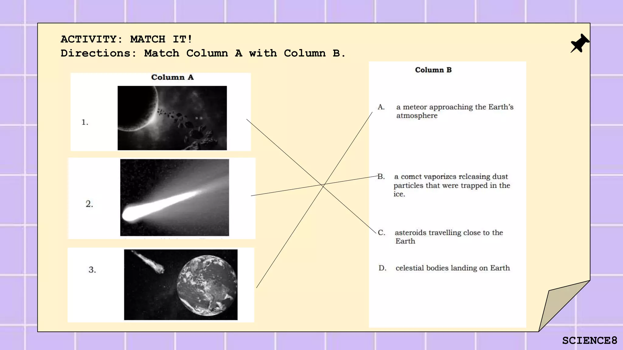 GRADE8_COMETS, METEORS, ASTEROIDS.pptx