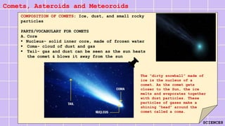 GRADE8_COMETS, METEORS, ASTEROIDS.pptx