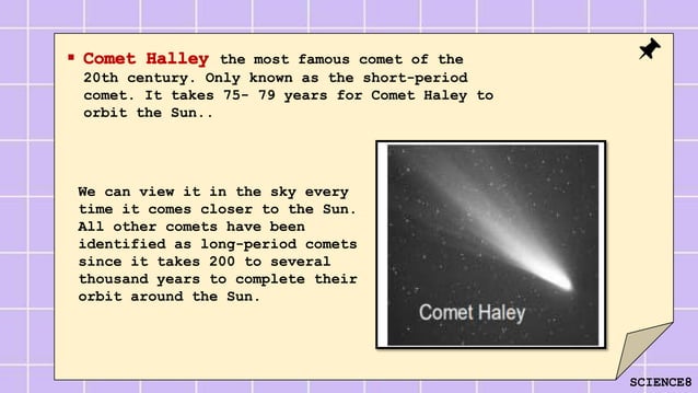GRADE8_COMETS, METEORS, ASTEROIDS.pptx | Geology | Science