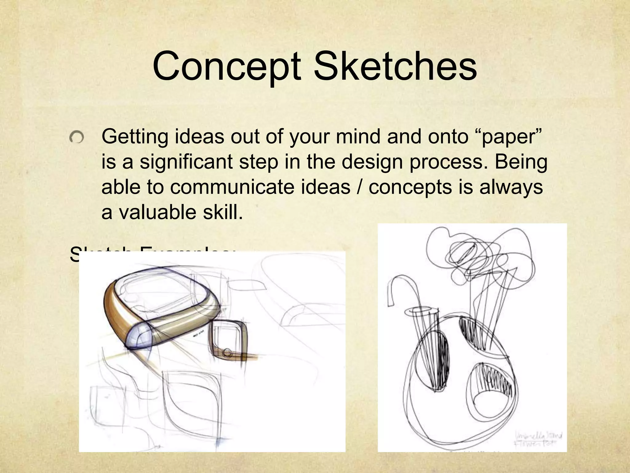 Grade 8 concept sketching | PPTX