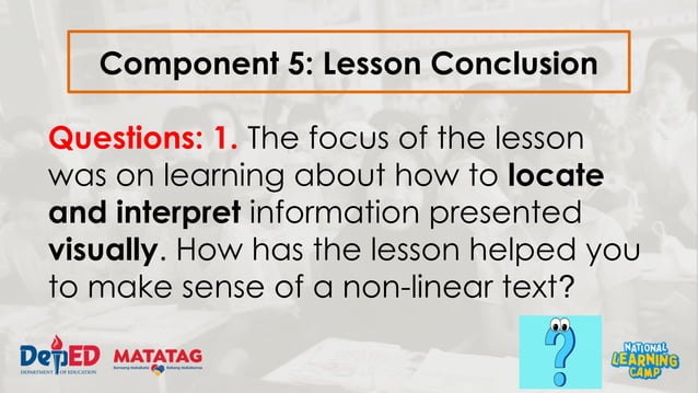 Grade 8 Consolidation - Lesson 8 (Reading Non Linear Text).pptx