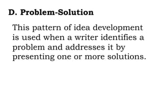 Using Appropaite Grammatical Signals or Expressions to Each Pattern Of ...