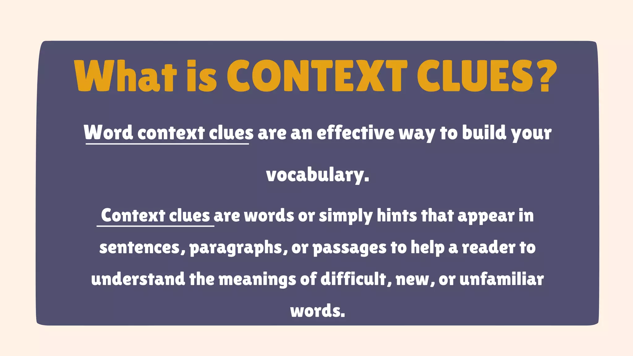 English [Grade 8] Module 1: Noting Context Clues | PDF