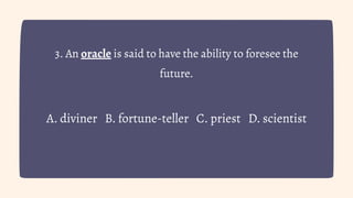 English [Grade 8] Module 1: Noting Context Clues | PDF
