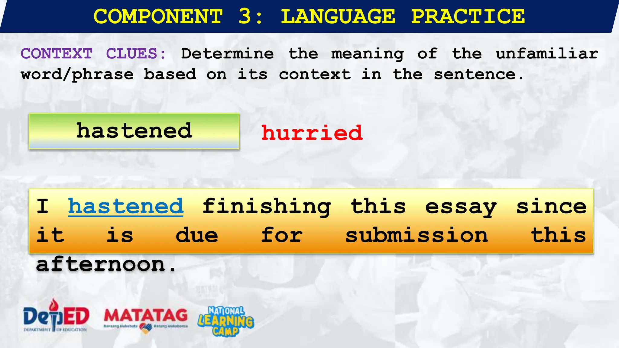 Grade 8 English Lesson 1 - Enhancement & Consolidation.pptx