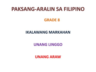 Grade 8 gabay (2) | PPT