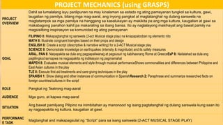 Grade 8 GRASPS preparation | PPTX