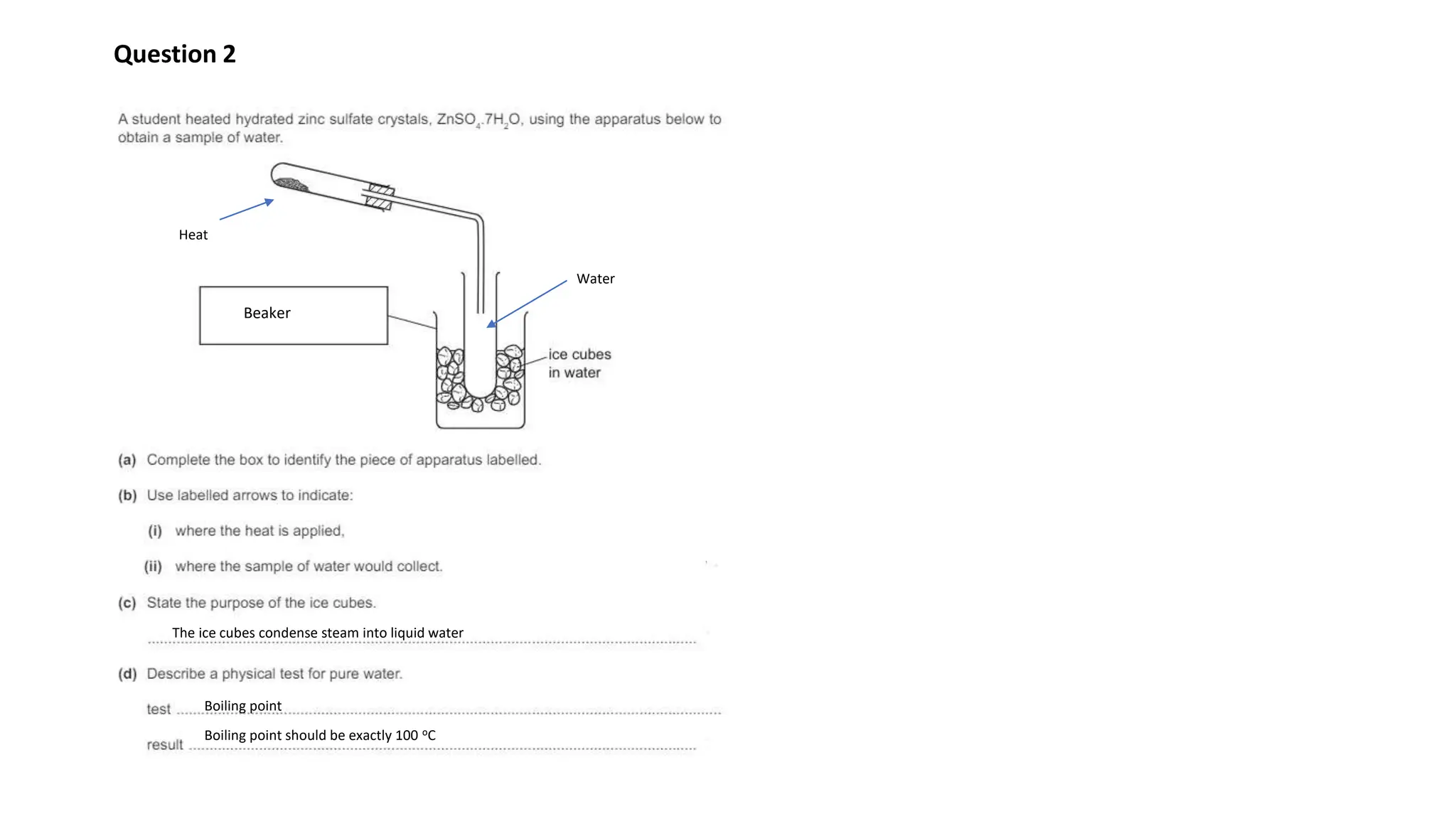 Grade 8 Igcse Practice Questions Separation And Purification Pptx