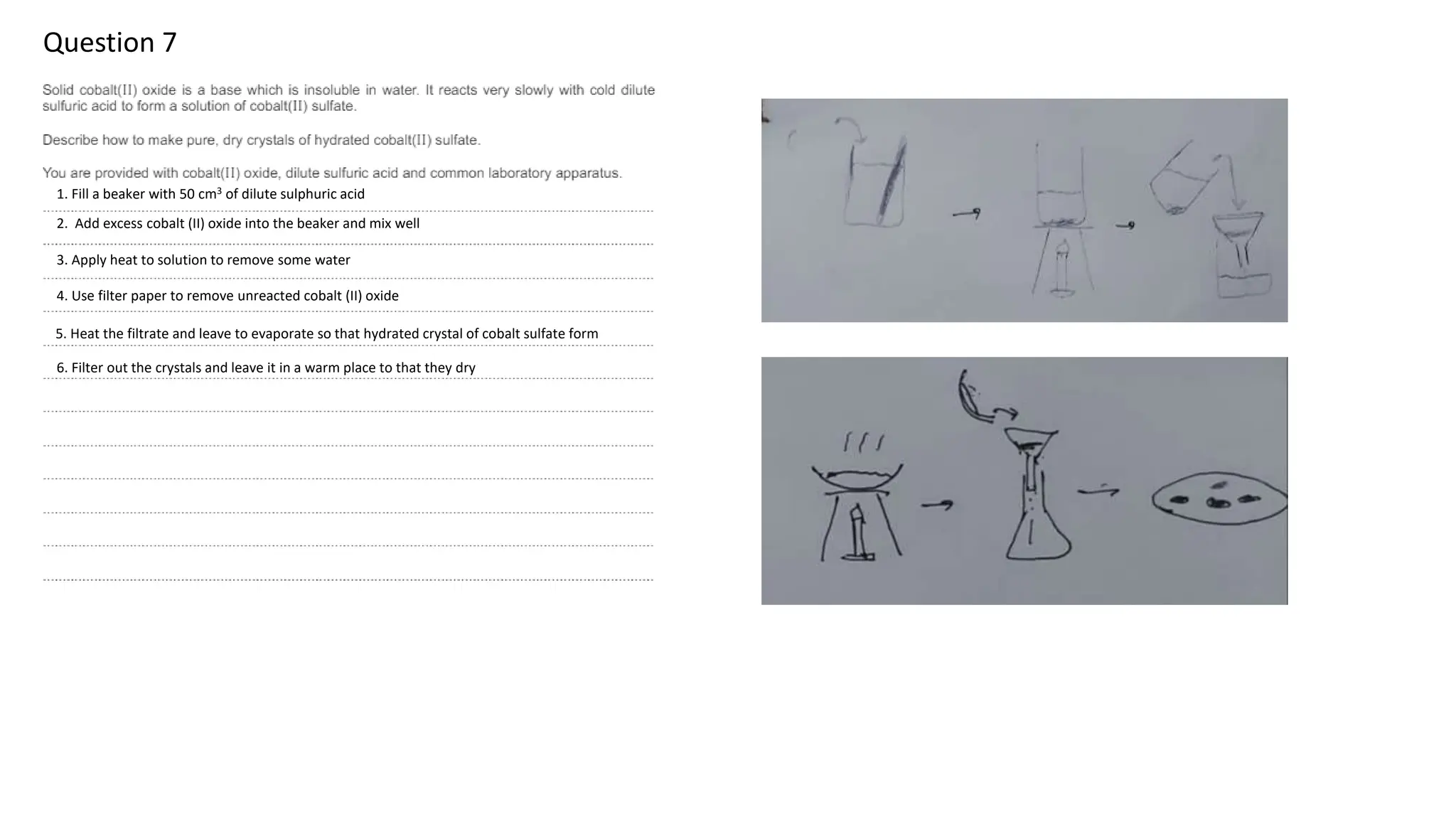 Grade 8 Igcse Practice Questions Separation And Purification Pptx