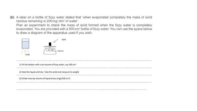 Grade 8 Igcse Practice Questions Separation And Purification Pptx
