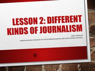 Grade8_Journalism_Lesson2_DifferentKinds.pptx