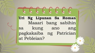 kabihasnang Romano sa Araling Panlipunan | PPTX