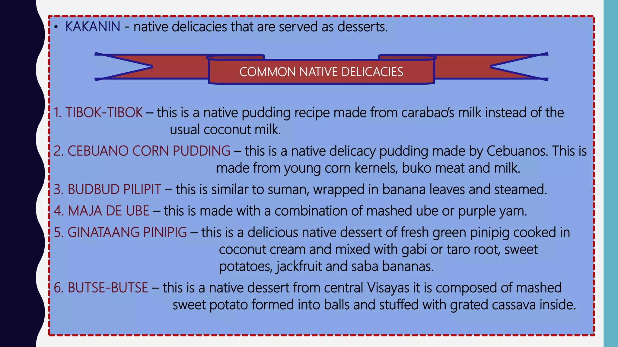 TLE 8 NATIVE DELICACIES | PPTX