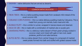 TLE 8 NATIVE DELICACIES | PPTX