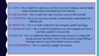 TLE 8 NATIVE DELICACIES | PPTX