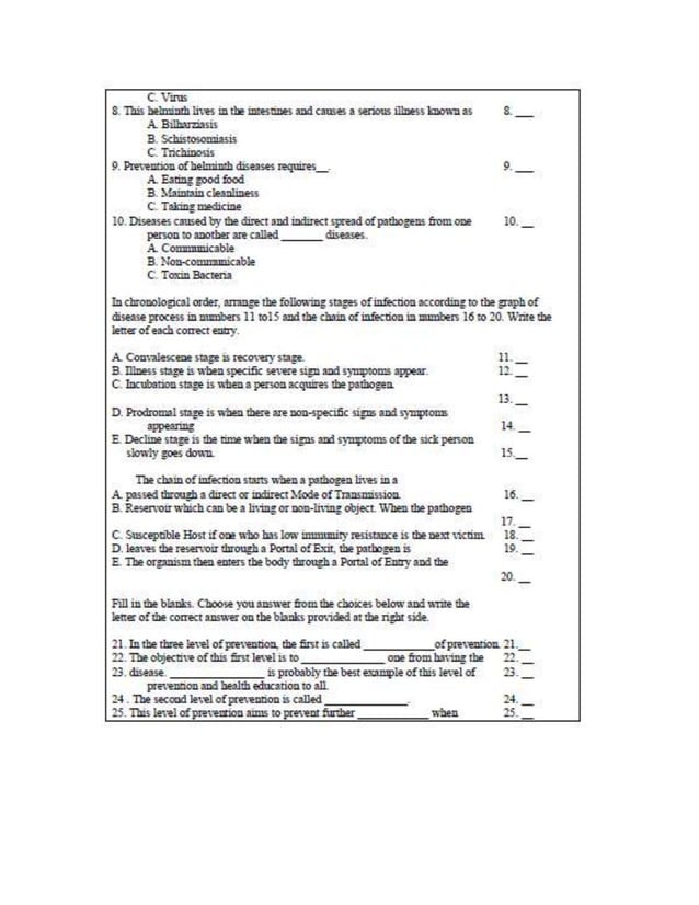 Grade 8 Module MAPEH q3 Health | DOCX