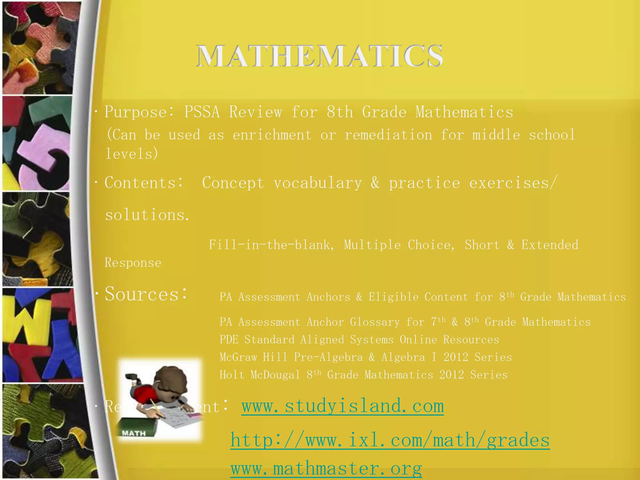 Grade 8 math_review | PPSX