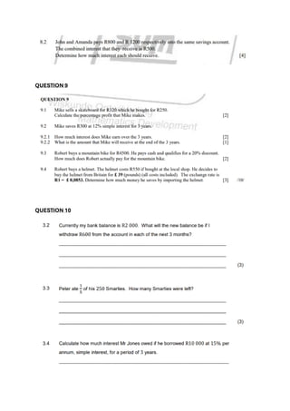 GRADE 8 MATHEMATICS FINANCE QUESTIONS.pdf