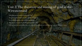 Grade 8 mineral revolution | PPTX