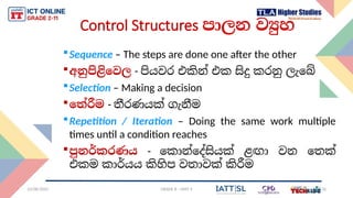 GRADE 8 Module 4 Programming this is a ppt on programming | PPTX