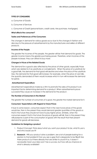 Grade 8 consumerism | PDF